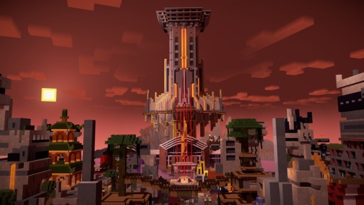 Minecraft Story Mode Beacon Town - 1200x675 Wallpaper - teahub.io