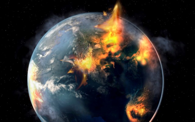 Fire Earth Wallpaper - Blowing Up The World - 1920x1200 Wallpaper ...