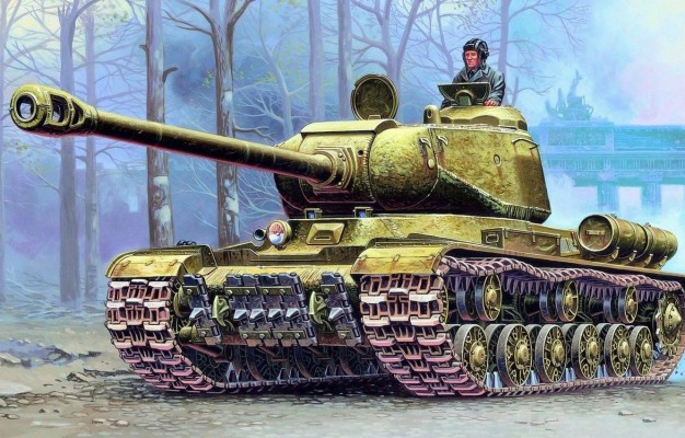 Photo Wallpaper Figure, Art, The Is-2, Berlin, Joseph - Zvezda Js 2 1 ...