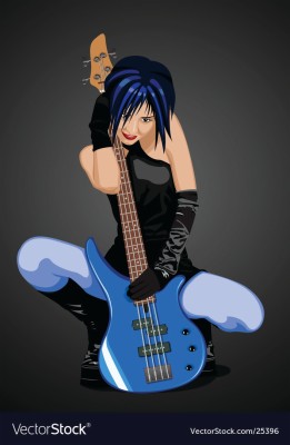 Rock Girl Art - 707x1080 Wallpaper - teahub.io