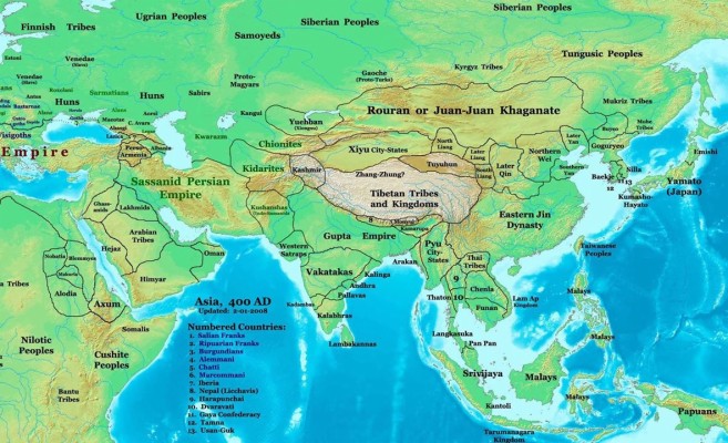 Map Of Asia 200 Bc - 1183x720 Wallpaper - teahub.io
