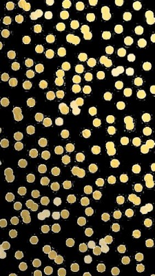 Dots Gold Lock Screen Wallpaper Confetti Clipart - Confetti Gold ...