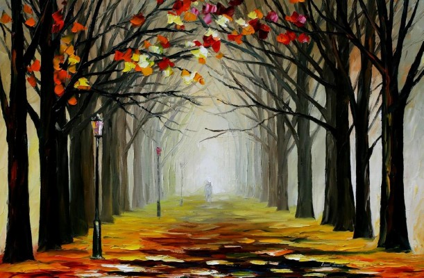 Image - Almost Winter Leonid Afremov - 1482x970 Wallpaper - teahub.io