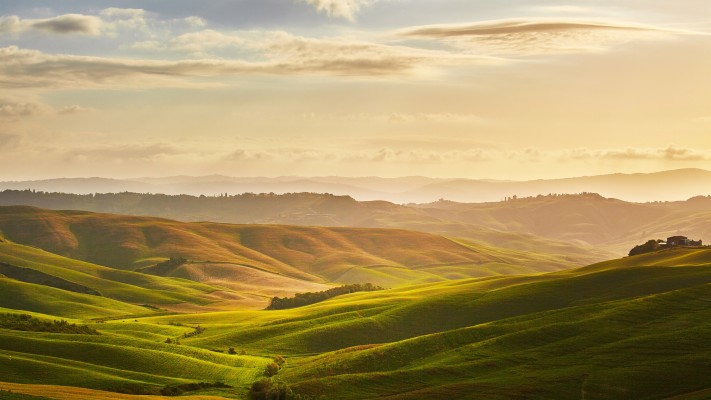 Wallpaper Toscana Beautiful Nature Landscape Meadows Tuscany 3840x2160 Wallpaper