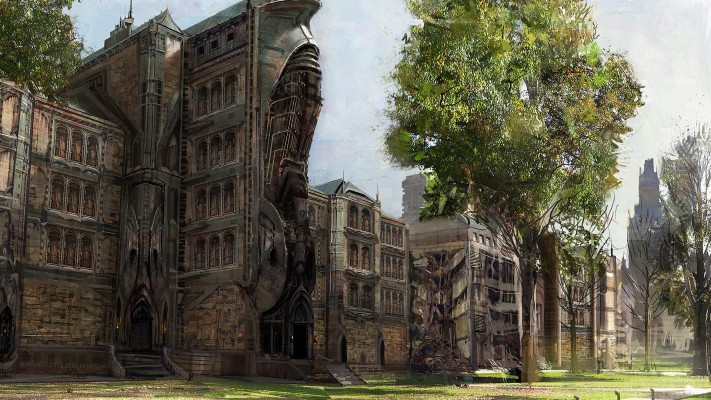 Dbz Destroyed City Background - 1600x1000 Wallpaper - teahub.io