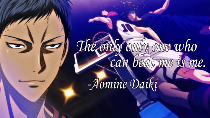 Aomine Quote - 1920x1080 Wallpaper - teahub.io
