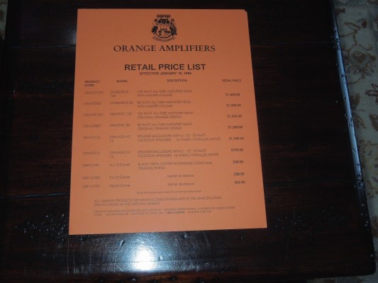 Orange Amplifier Price List - Document - 1600x1200 Wallpaper - teahub.io