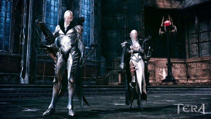 Photo Wallpaper Girl, Ruins, Elf, Tera, Tera Online, - Tera High Elf ...