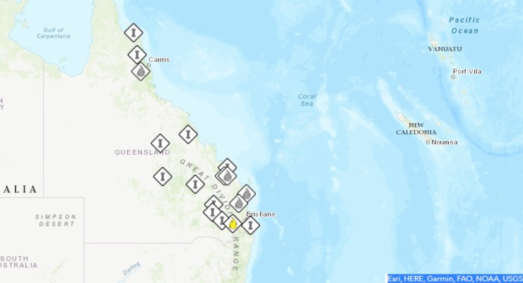 Queensland Fire Map - Atlas - 881x476 Wallpaper - teahub.io