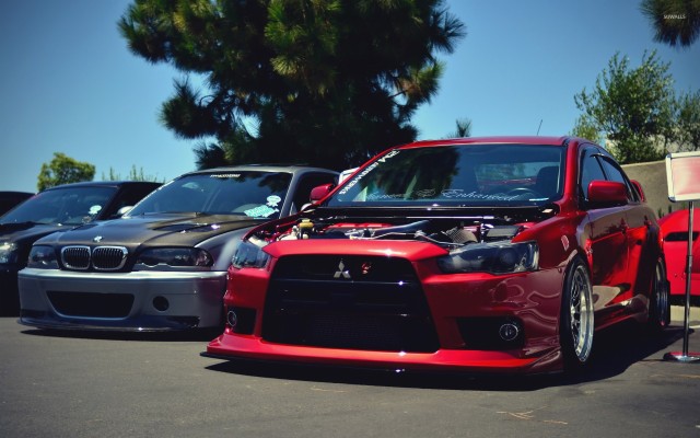 Mitsubishi Lancer Evolution 8 Tuning - 4096x2160 Wallpaper - teahub.io