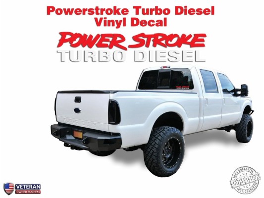 Powerstroke Sticker On Truck - 1024x768 Wallpaper - teahub.io