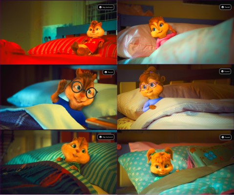 Good Night - Chipmunks And Chipettes Bed - 1784x1488 Wallpaper - teahub.io