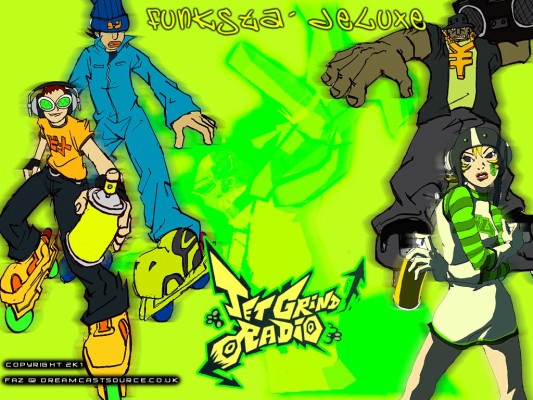 Wallpaper Jeux Video - Jet Set Radio Future Personajes - 1024x819 ...
