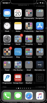 Iphone 11 Home Screen Screenshot - 1242x2208 Wallpaper - teahub.io