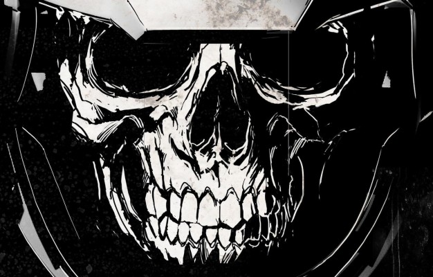 Photo Wallpaper Skull, Teeth, Symbol, Helmet, Cod, - Call Of Duty ...