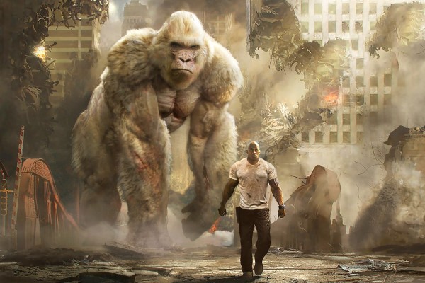 Rampage, Movie, Big Gorilla, 2018, Wallpaper - Rampage George ...