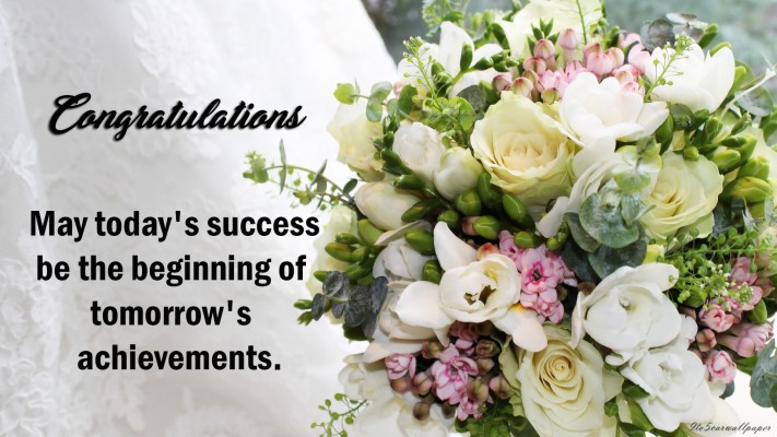 Congratulations Images With Flowers Png - Graphic Design - 1920x1080 ...