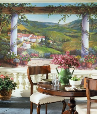 Italian Mural Cafe - 1269x1500 Wallpaper - teahub.io