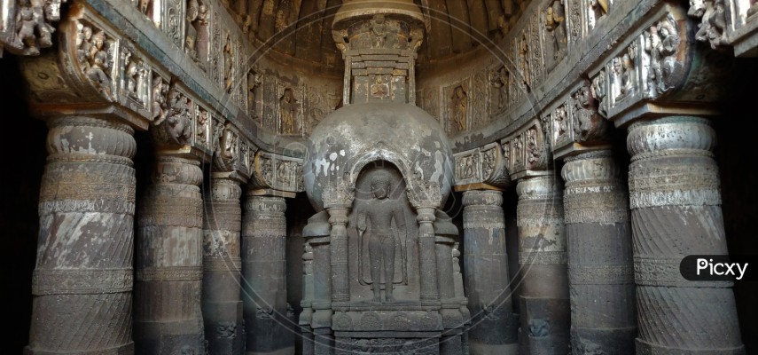 Ajanta Caves - 1600x748 Wallpaper - teahub.io