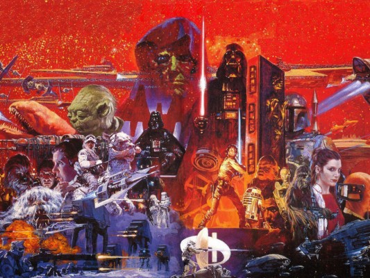 Star Wars Original Trilogy Art - 1920x1080 Wallpaper - teahub.io