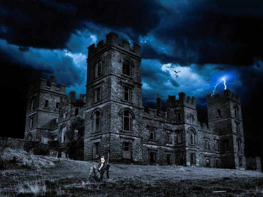Gothic Castle At Night - 1900x1425 Wallpaper - teahub.io