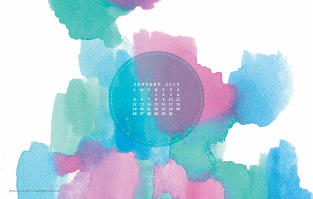 Watercolor Desktop Wallpaper Calendar – Wall Design Ideas