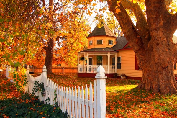 Fall Backgrounds House - 2048x1365 Wallpaper - teahub.io