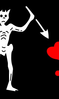 Skeleton Stabbing Heart Pirate - 768x1280 Wallpaper - teahub.io