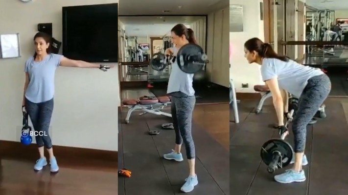 Kajal Agarwal Gym Workout - 1600x900 Wallpaper - teahub.io