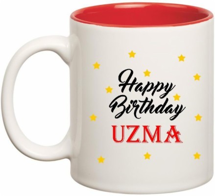 Huppme Happy Birthday Uzma Inner Red Ceramic Mug Price - Happy Birthday ...