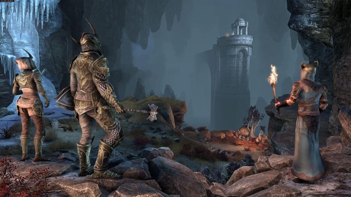 Photo Wallpaper The Sun, Landscape, The Elder Scrolls, - Eso Landscape ...