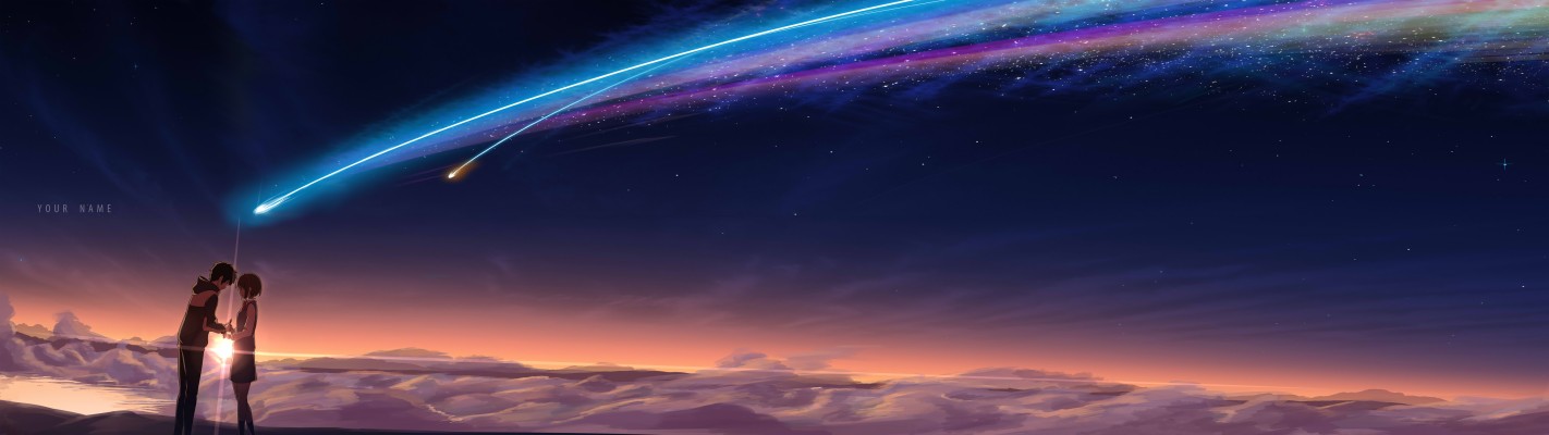 Your Name Wallpaper Dual Screen - 3840x1080 Wallpaper - teahub.io