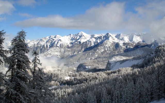 Taiga Biome In Winter - 1920x1200 Wallpaper - teahub.io