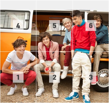 Campervan Wallpaper Mural - One Direction Camper Van Poster - 750x703 ...