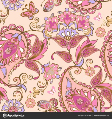 Pastel Paisley Vector - 1600x1700 Wallpaper - teahub.io