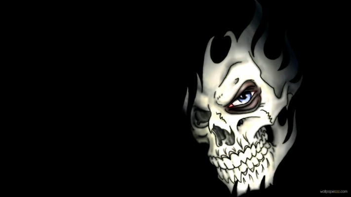 Skull Wallpaper For Kindle - Bone Man Ghost - 1366x768 Wallpaper ...
