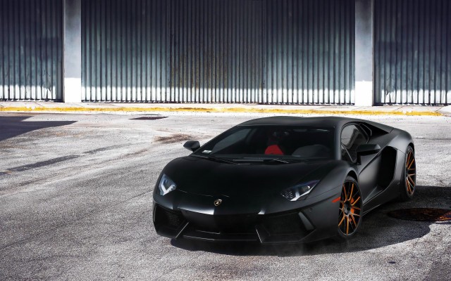 Lamborghini Matte Black Aventador Wallpaper - Lamborghini Aventador ...