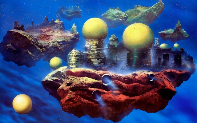 Floating Cities Chris Foss - 2560x1600 Wallpaper - teahub.io