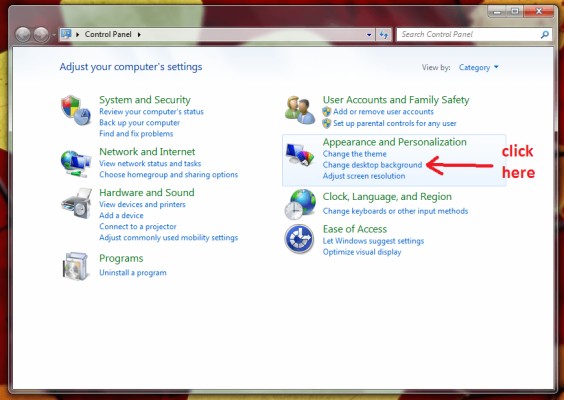 Set Rotating Wallpaper B - Configuration Screen Windows 7 - 870x616 ...