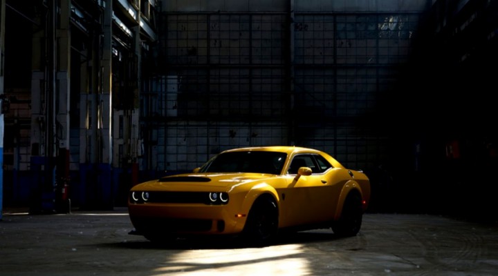 2019 Dodge Challenger Yellow Color In Dark Exterior - 2019 Dodge ...