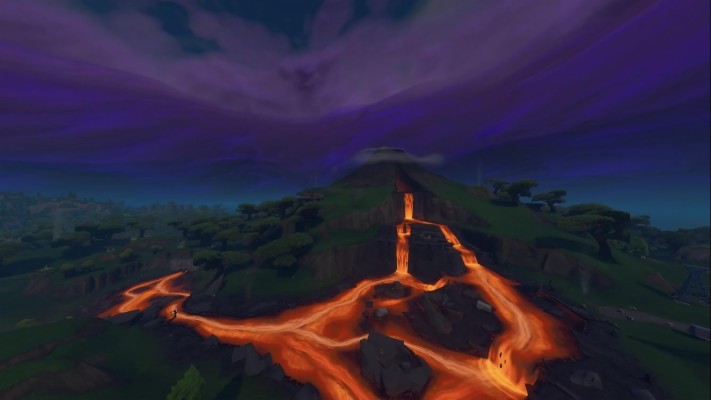 Fortnite Volcano - 1334x750 Wallpaper - teahub.io