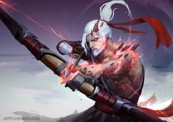 Hanzo Demon Fanart - 4961x3508 Wallpaper - teahub.io