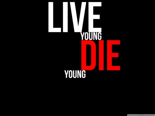 Live Young Die Young - 1400x1050 Wallpaper - teahub.io