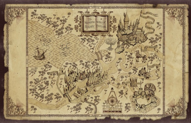 Hogwarts Map - 3000x1935 Wallpaper - teahub.io