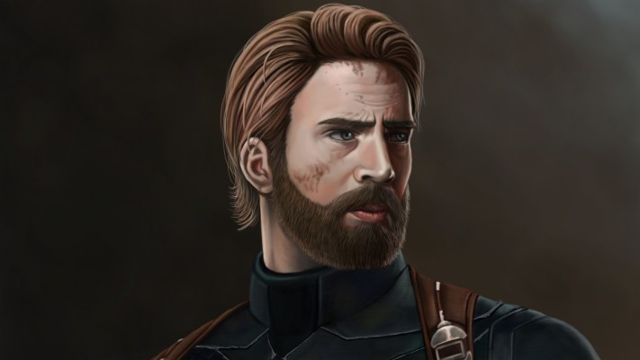 Captain America Beard Wallpapers - Captain America Art Beard ...