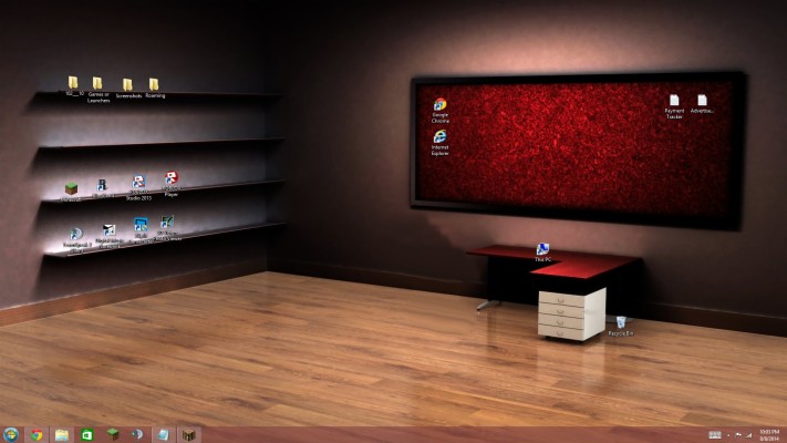 Bookshelf Desktop Wallpaper Data-src - Desktop Room Wallpaper In Hd ...