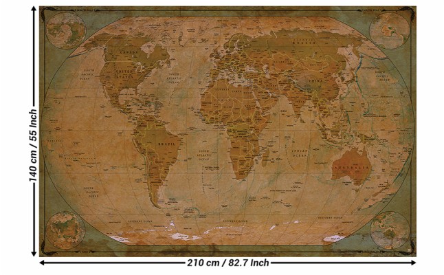 Old School World Map - 970x600 Wallpaper - teahub.io