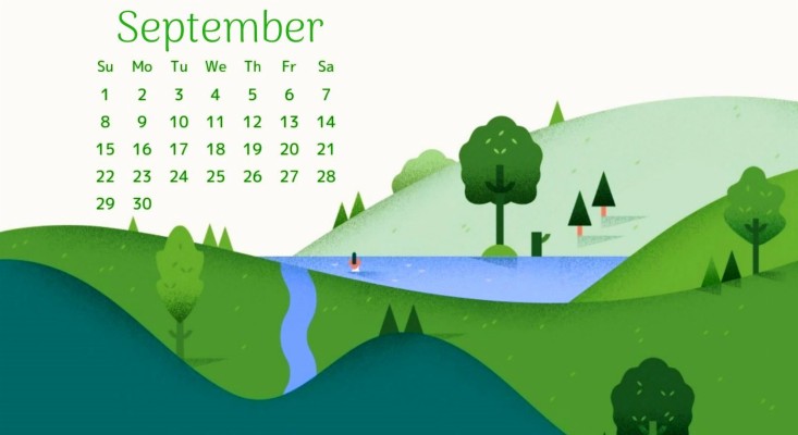 September 2019 Desktop Calendar - 1920x1080 Wallpaper - teahub.io
