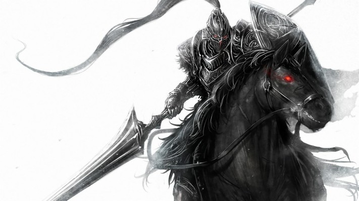 Black Knight On Horse - 1024x576 Wallpaper - teahub.io