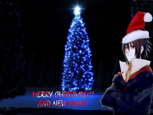Sasuke Images Sasuke Merry Christmas Hd Wallpaper And - Christmas Tree ...